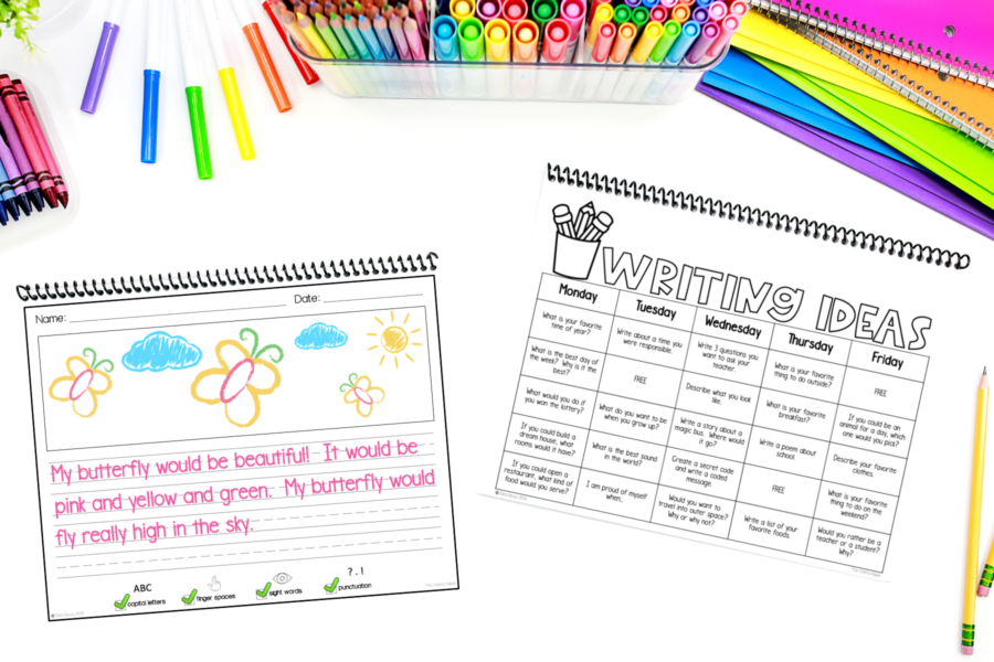 FREE Writing Prompts - The Colorful Apple