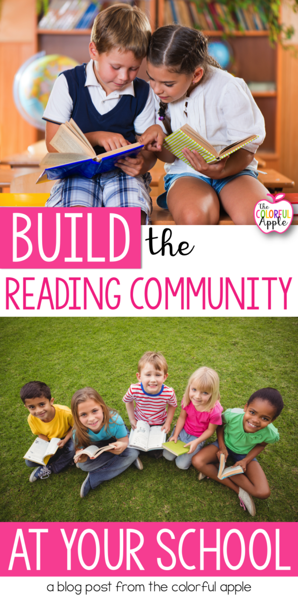Create a School Reading Community: Five Ideas for You!