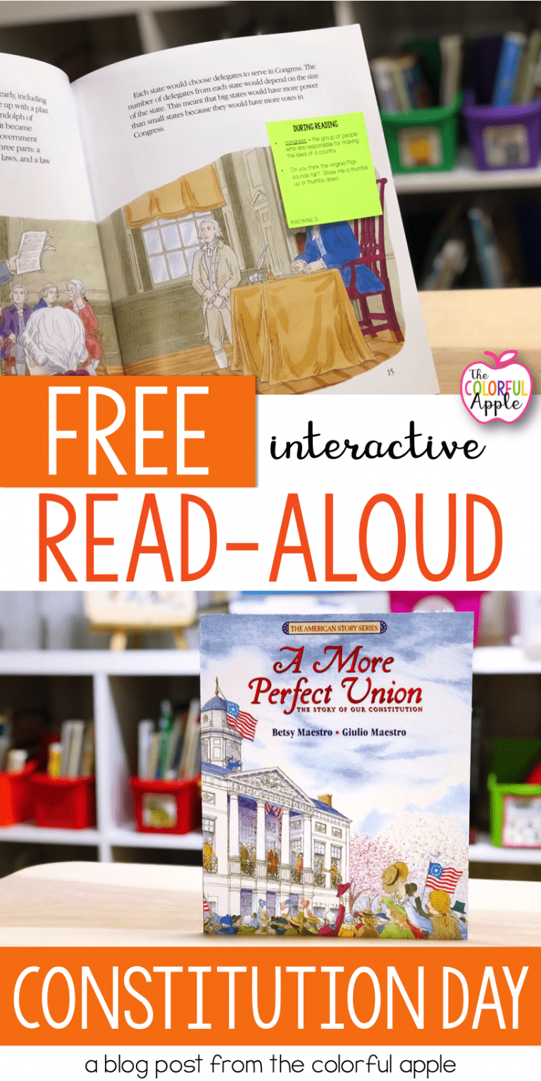 Celebrate Constitution Day Interactive Read-Aloud Lesson
