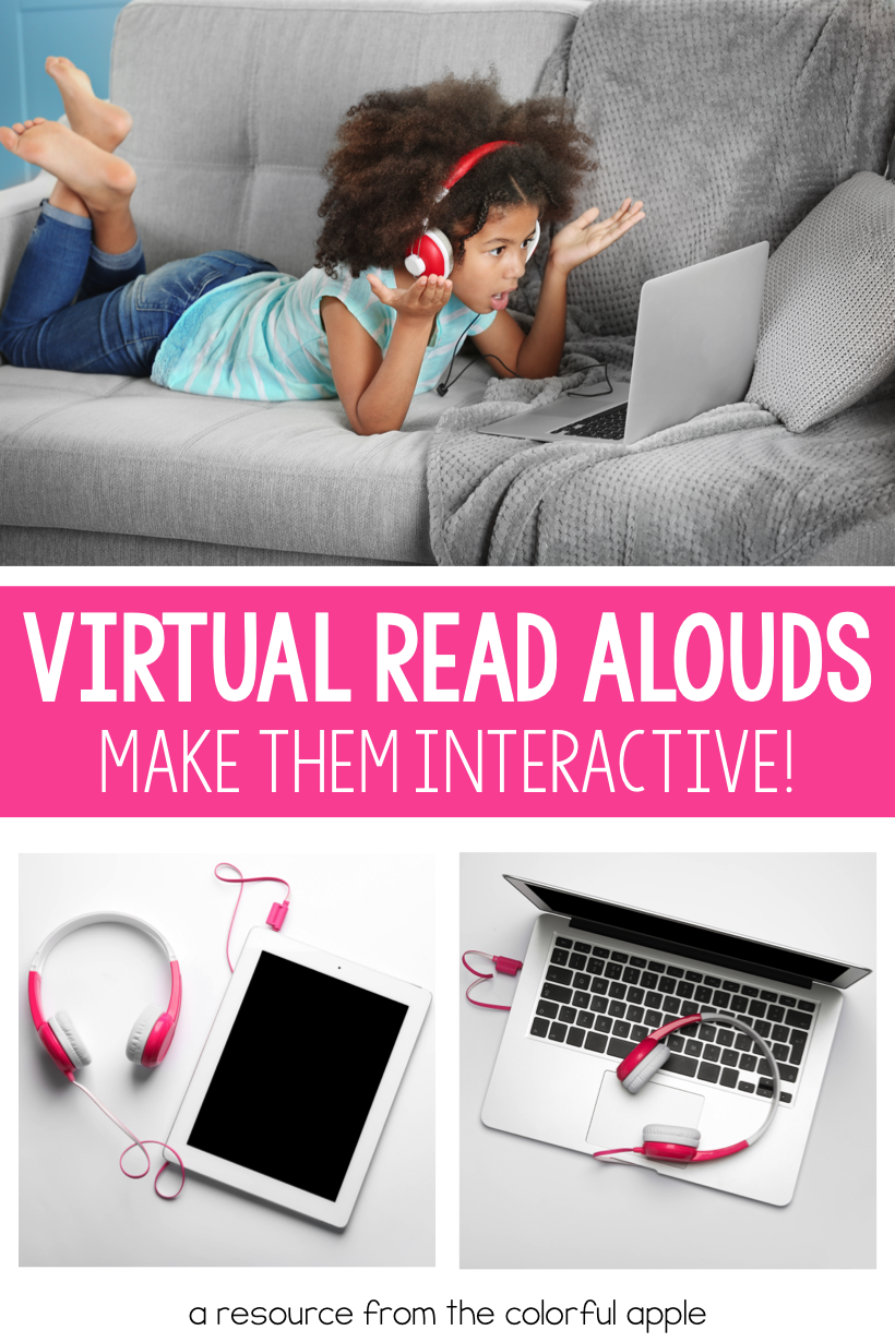 Making Online Read Alouds Interactive - The Colorful Apple