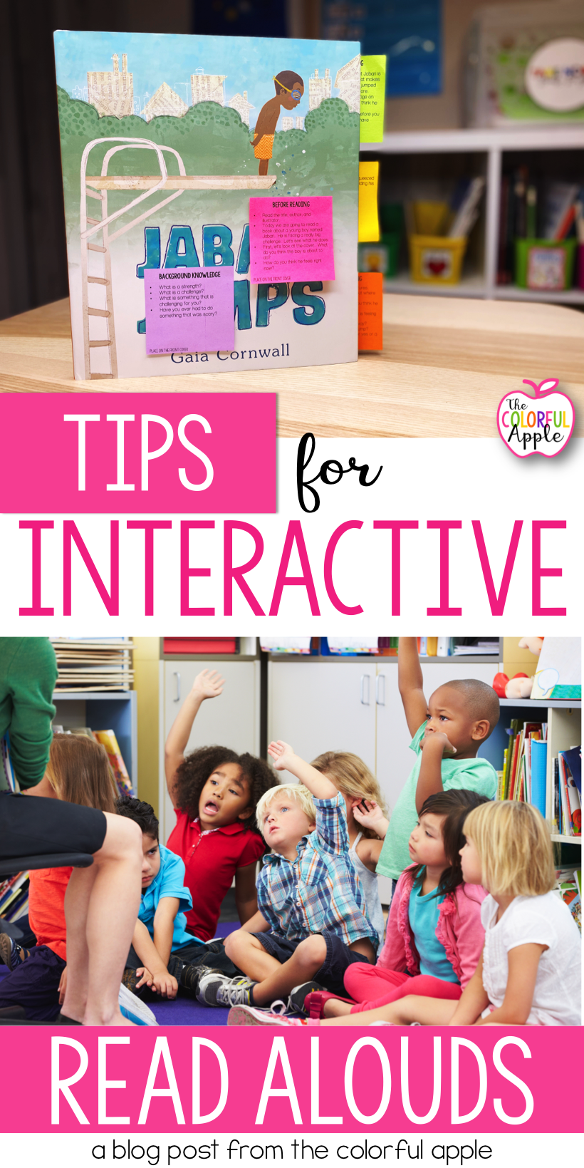 Interactive Read Aloud tips for the elementary classroom
