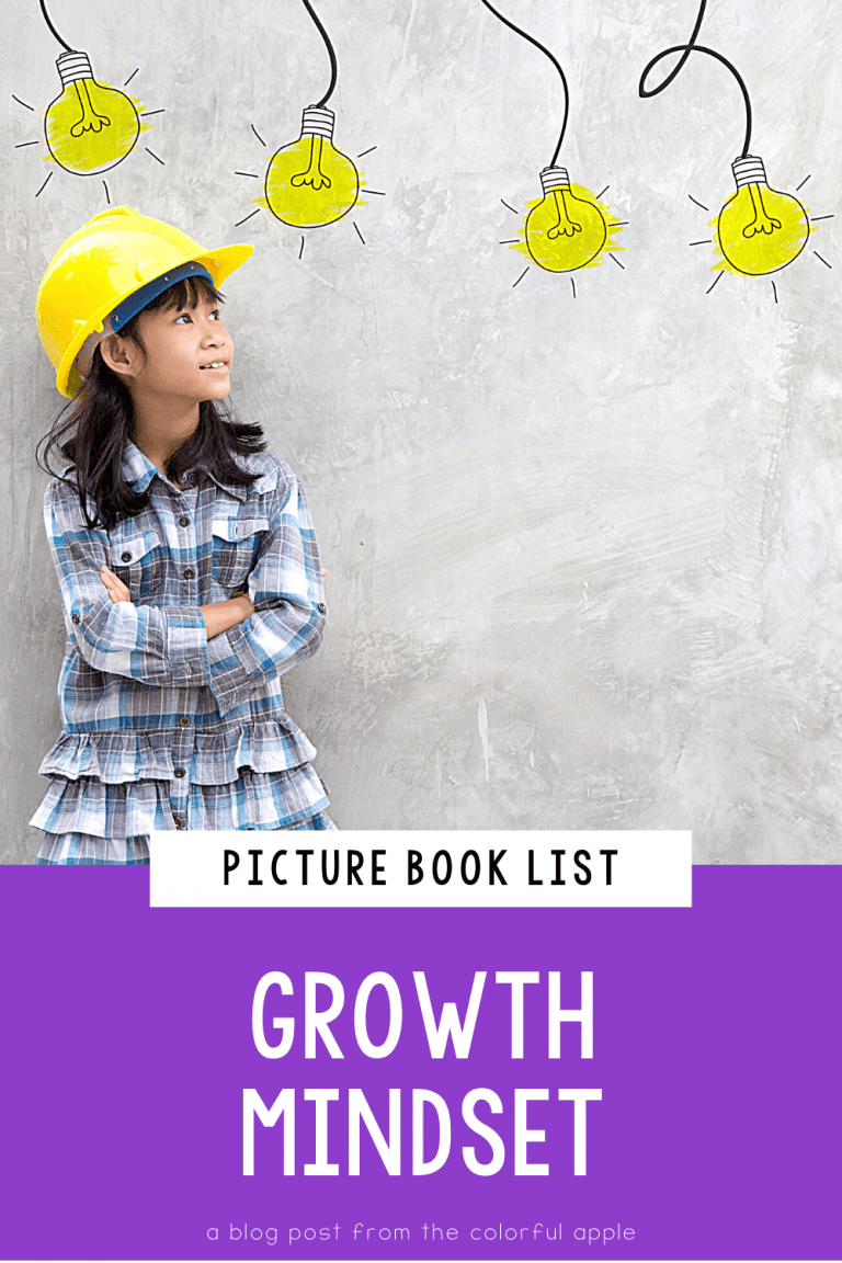Picture Books about Growth Mindset for the Classroom