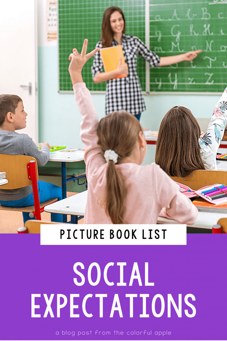 Picture Books about Social Expectations for the Classroom