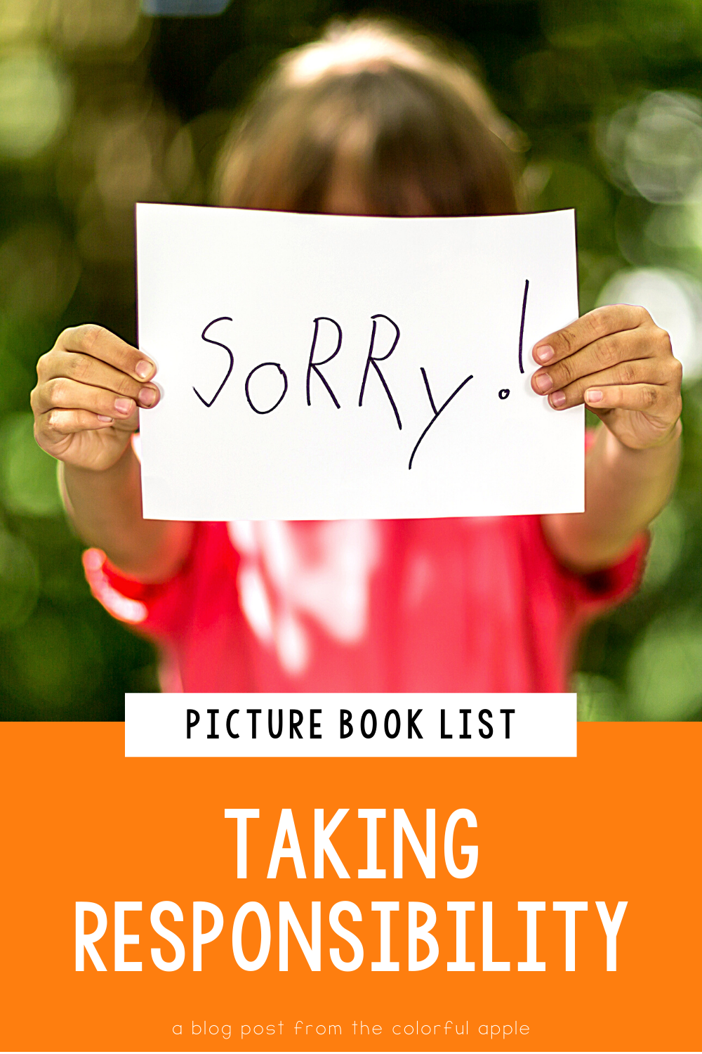 Picture Books about Responsibility for the Elementary Classroom