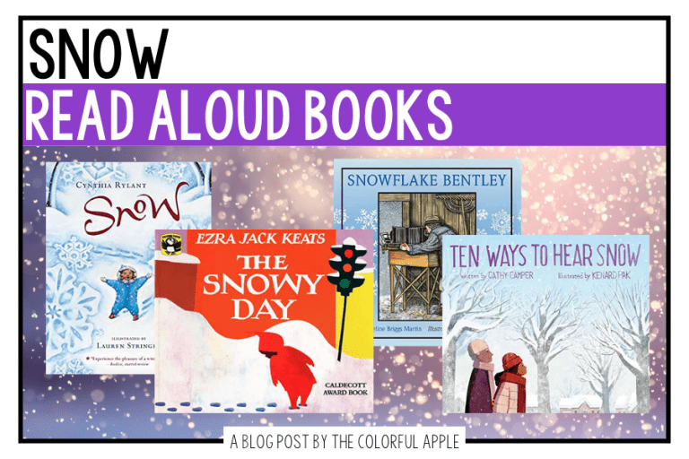Snow Read Aloud Books for the Elementary Classroom