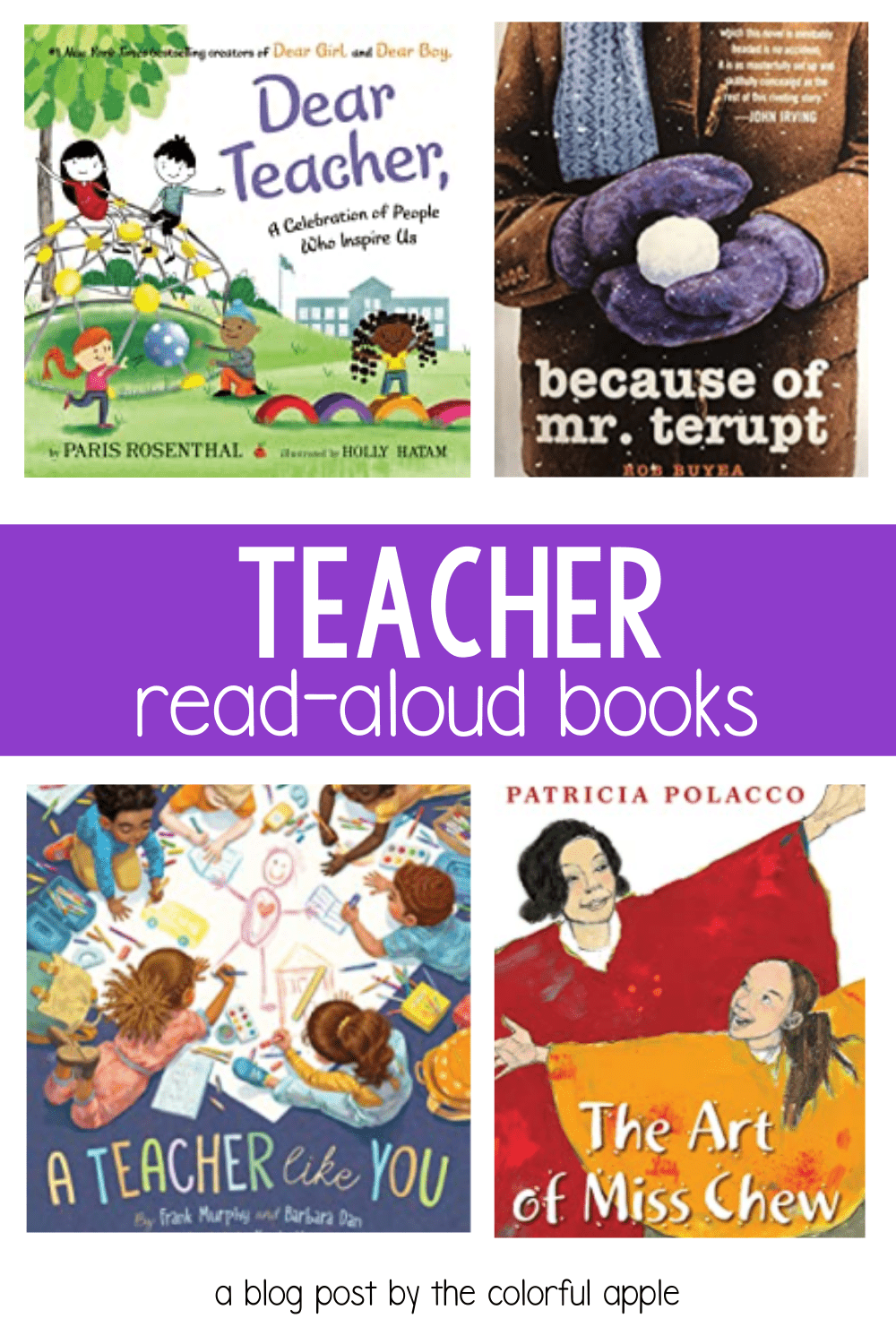 Books About Teachers! - The Colorful Apple