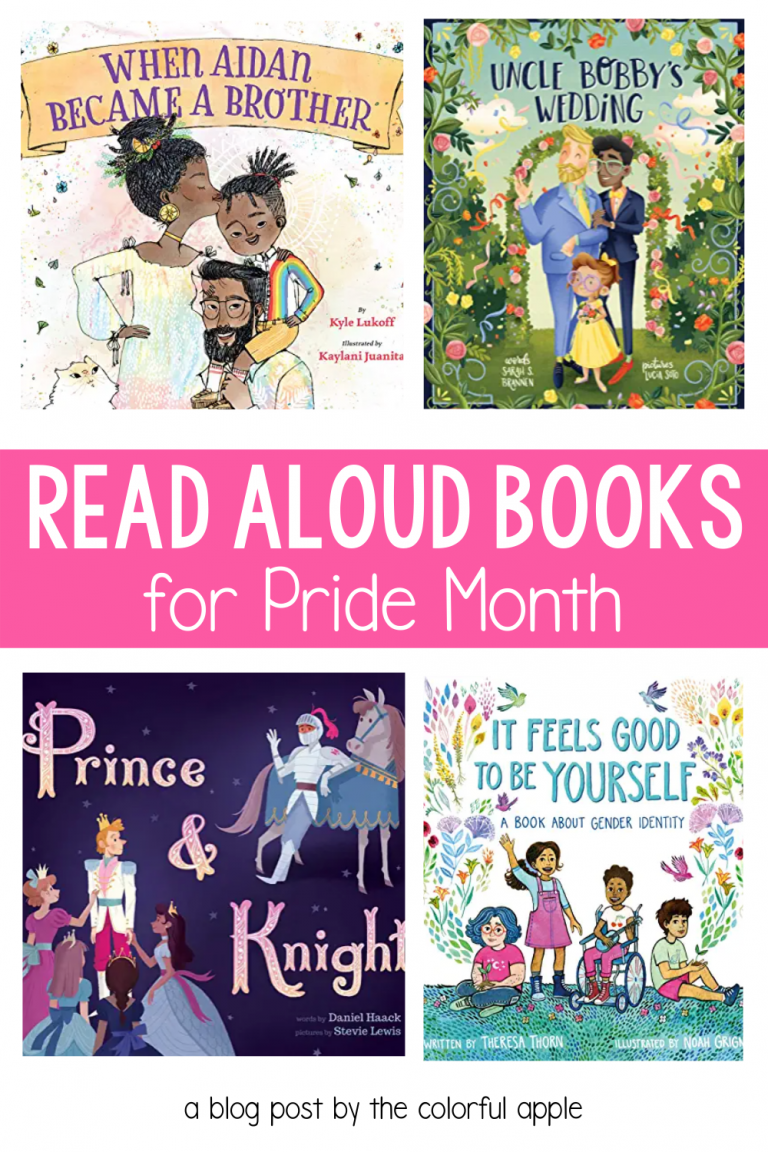 Read Aloud Books for Pride Month to Read Aloud in the Classroom
