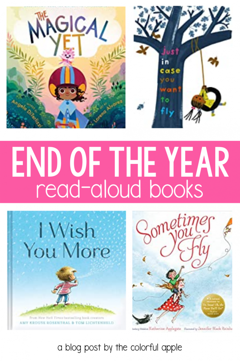 End of the Year Books to Read Aloud in the Classroom