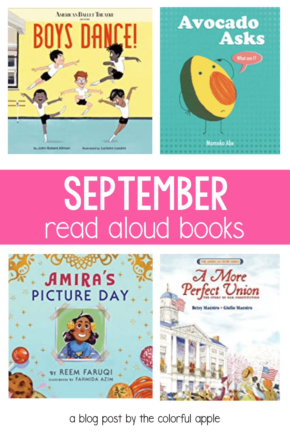 Read Aloud Books for September in the Classroom
