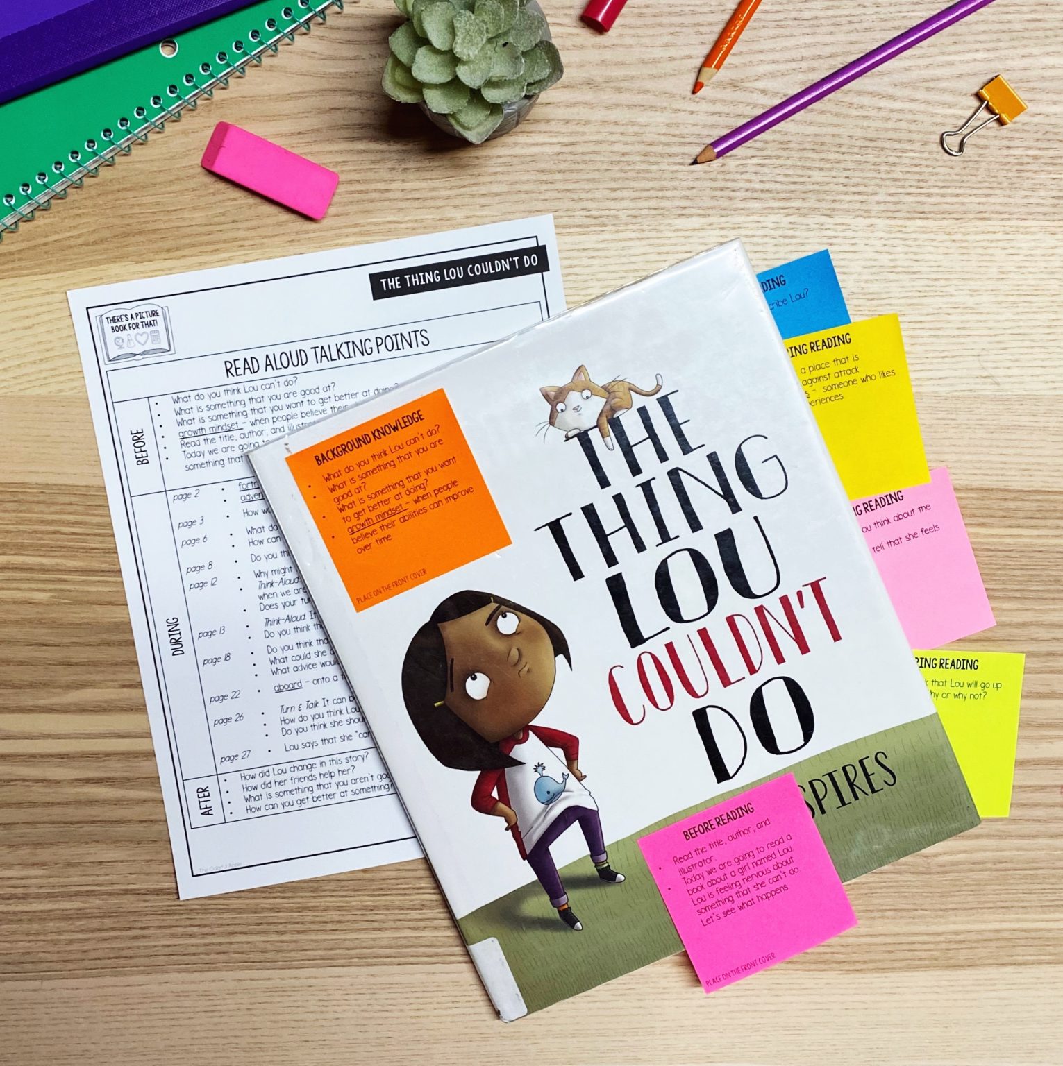 Growth Mindset with The Thing Lou Couldn't Do - The Colorful Apple