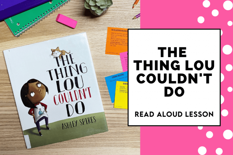 Growth Mindset with The Thing Lou Couldn't Do - The Colorful Apple