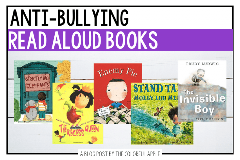 Anti-Bullying Books for Kids - The Colorful Apple