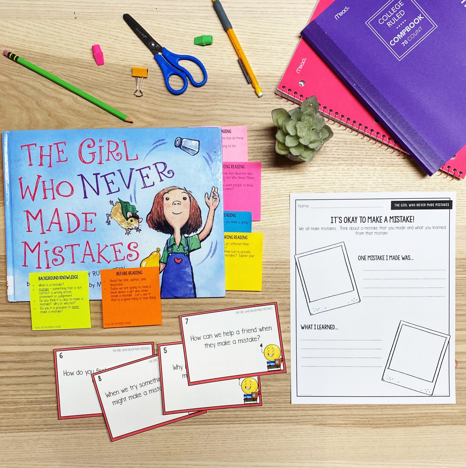 Making Mistakes is Okay Lesson - The Colorful Apple