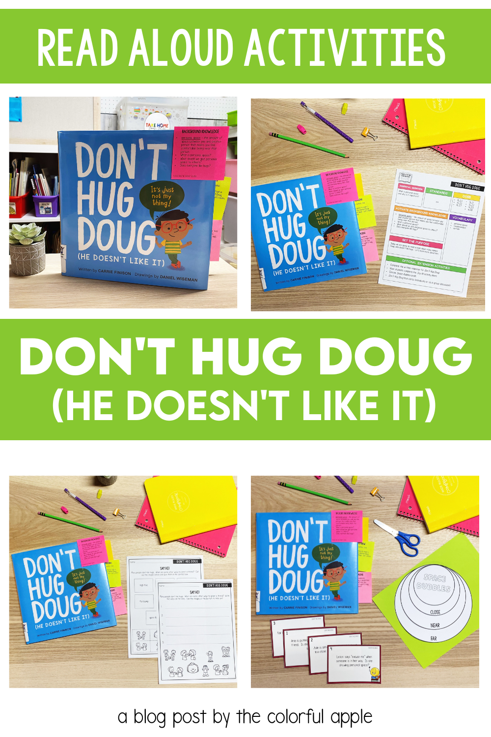 Teaching Personal Space with Don't Hug Doug - The Colorful Apple