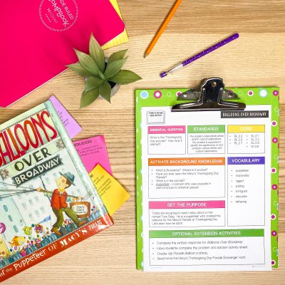 Balloons Over Broadway Lesson (FREE!)