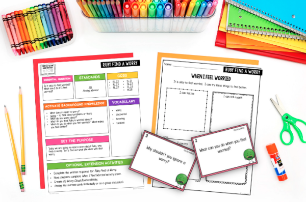 FREE Ruby Finds a Worry Lesson Plan and Activities