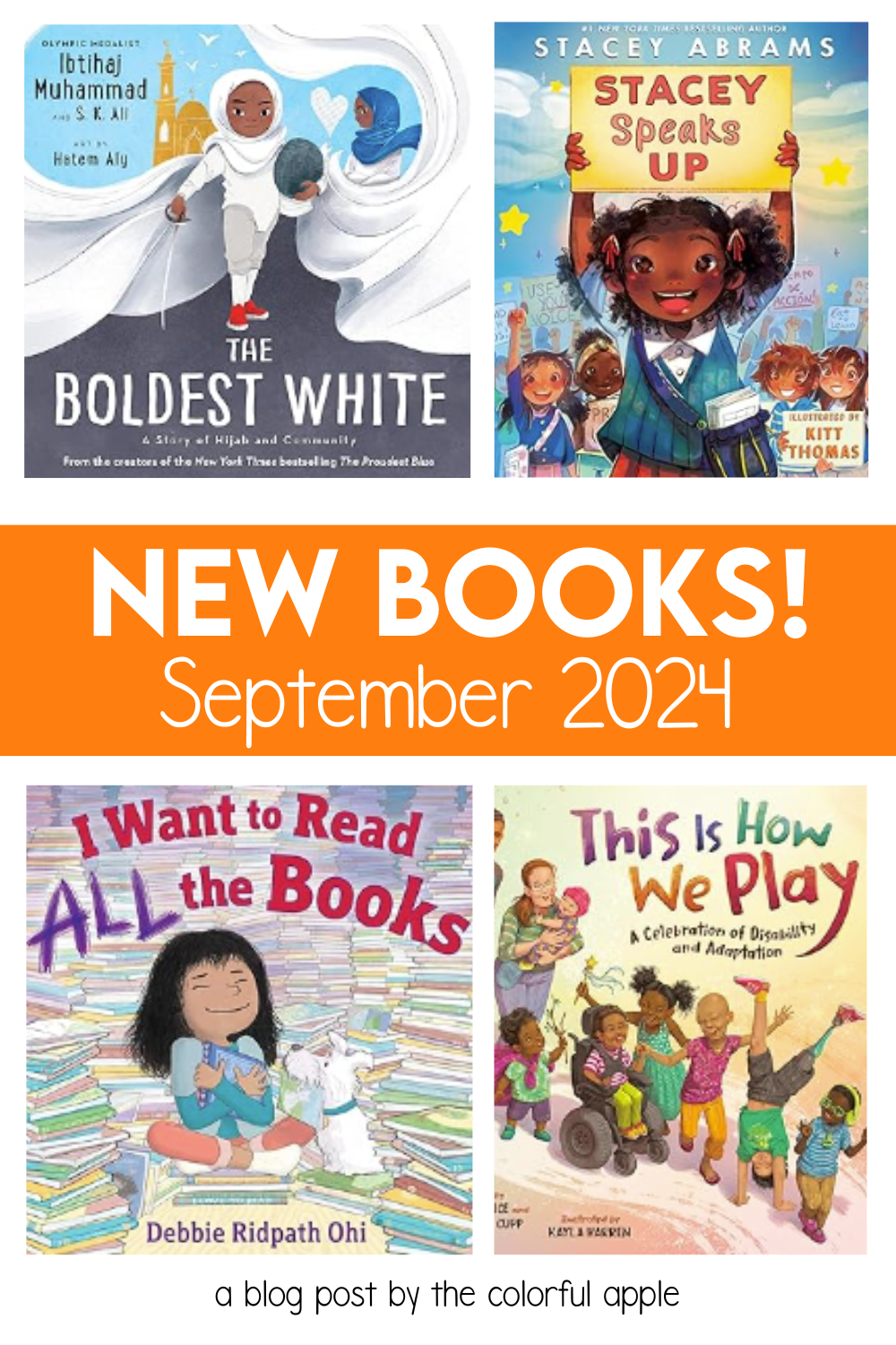 New Books September 2024 - The Colorful Apple