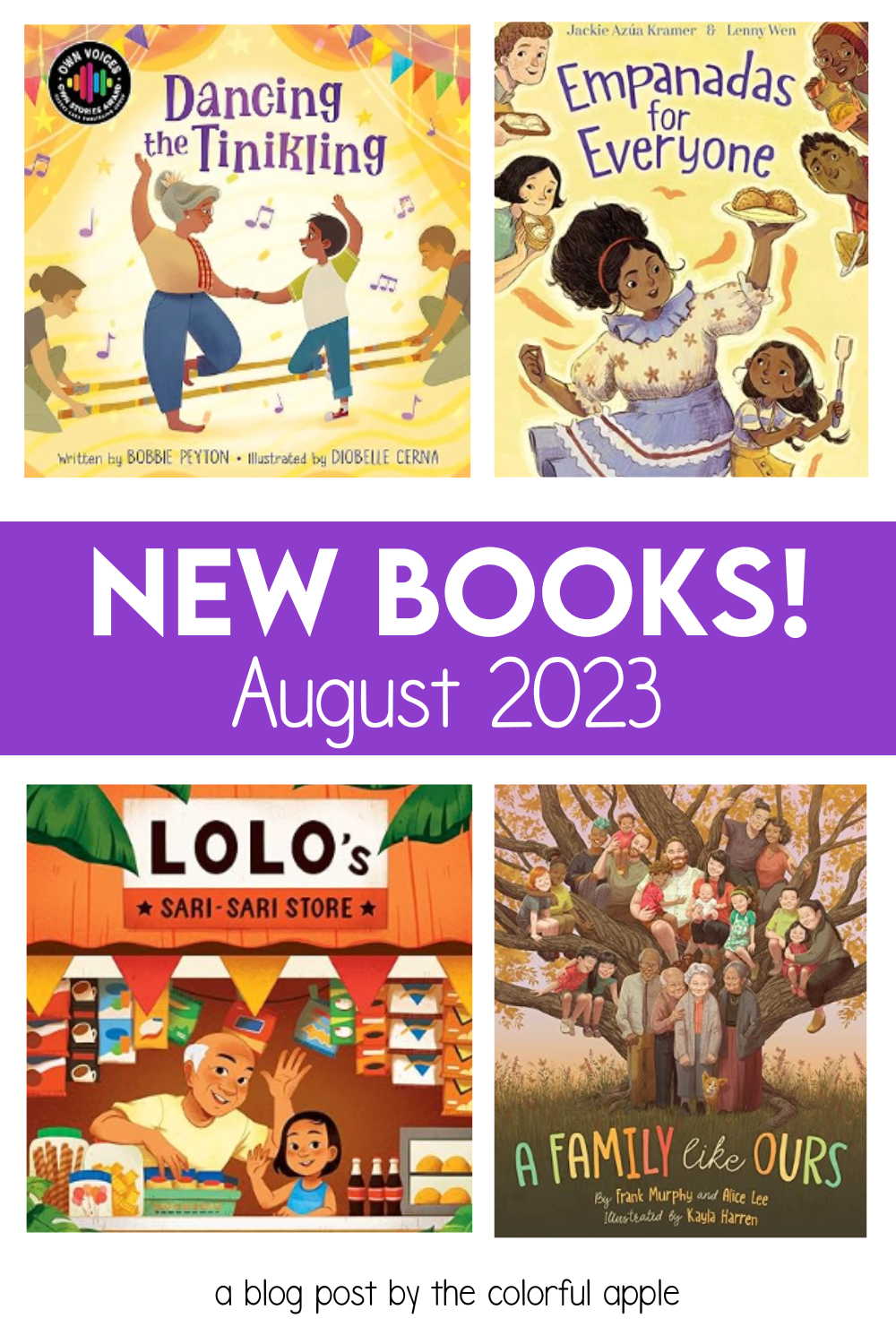 New August Books - 2023 - The Colorful Apple