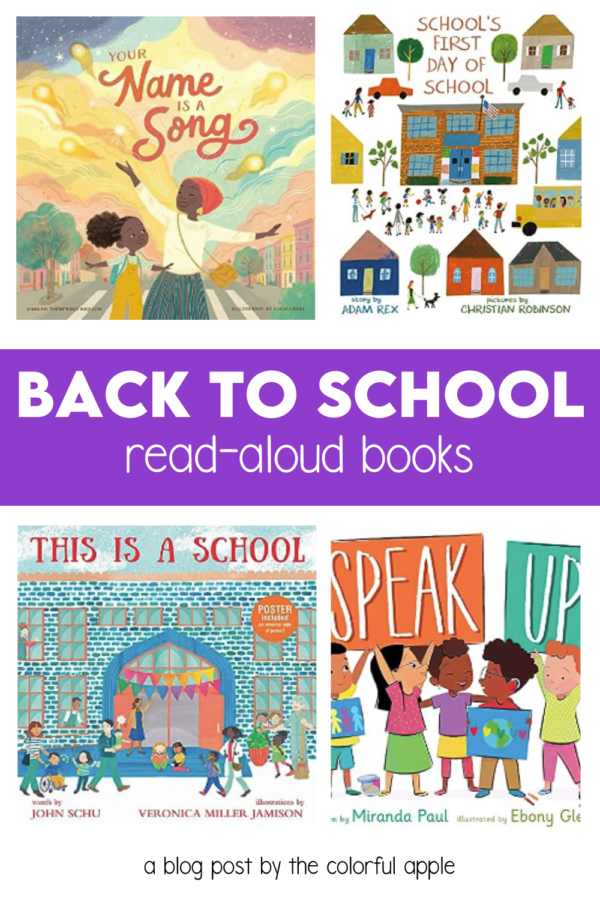 Back to School Books - The Colorful Apple