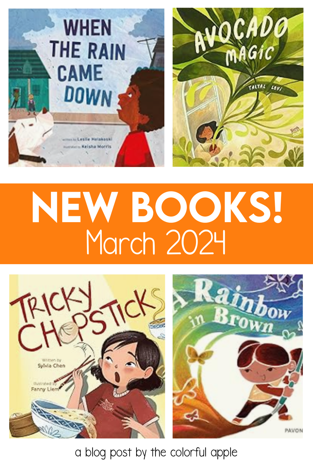 New March Books 2024 - The Colorful Apple