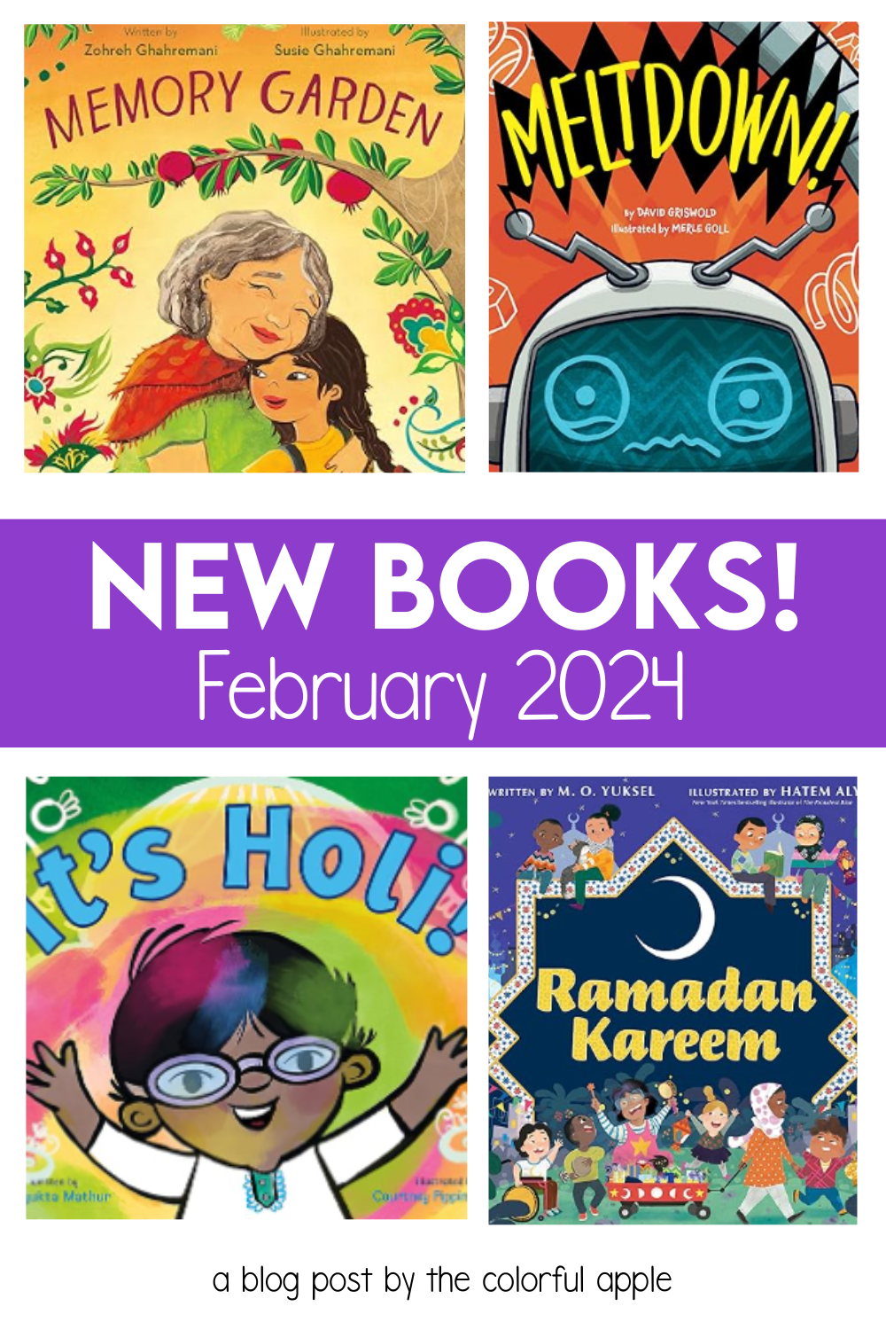 New February Books 2024 - The Colorful Apple