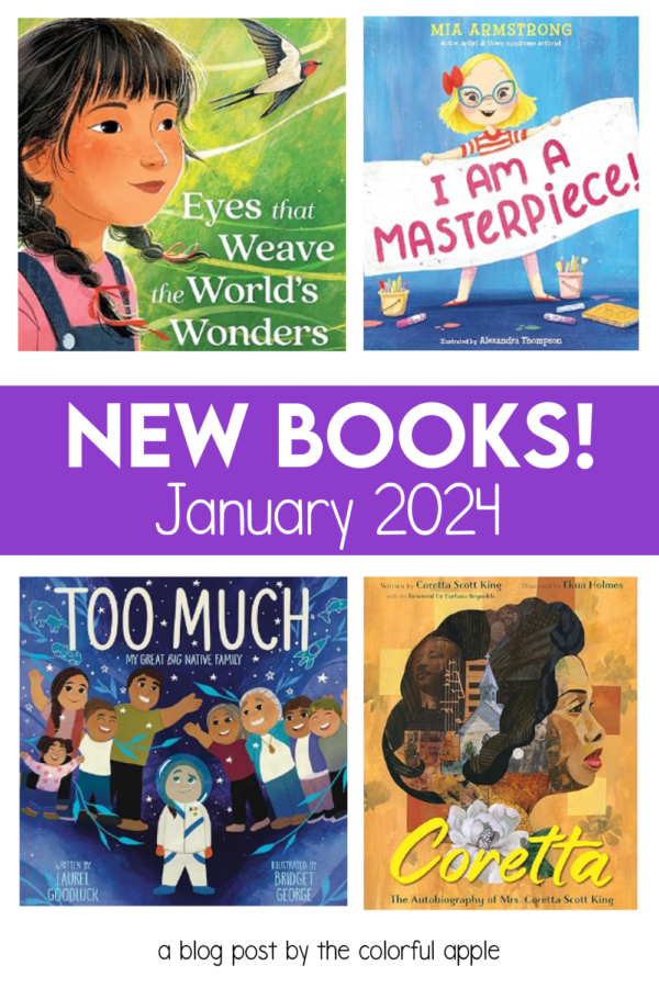 New January Books 2024 - The Colorful Apple