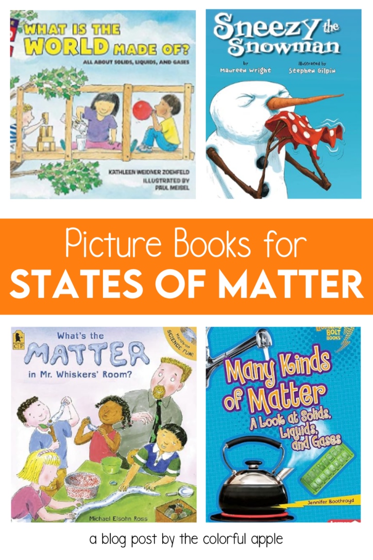 States of Matter Picture Books - The Colorful Apple