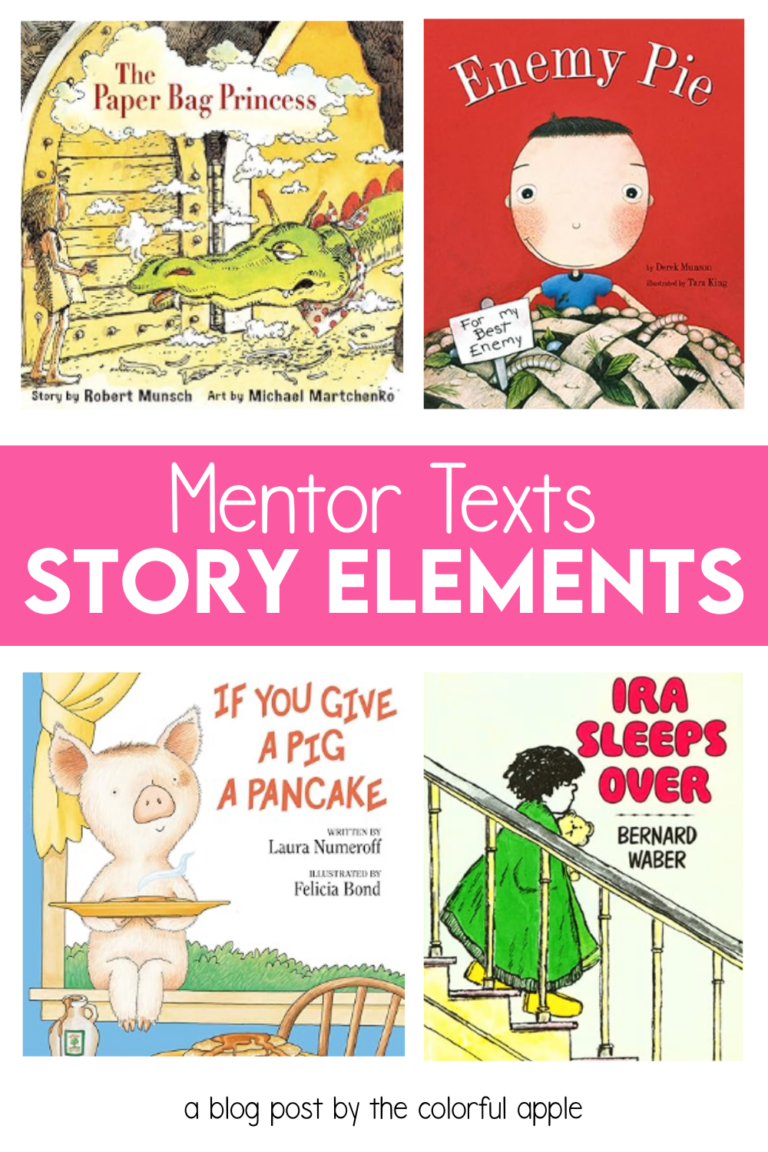 Story Elements Mentor Texts - The Colorful Apple